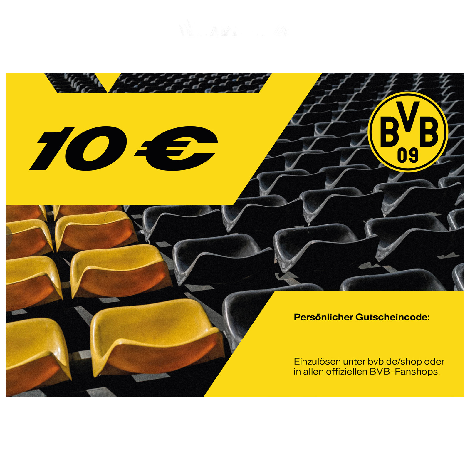 Offizielle BVB Gutscheinkarten - BVB-Shop - Offizieller BVB Online Fanshop