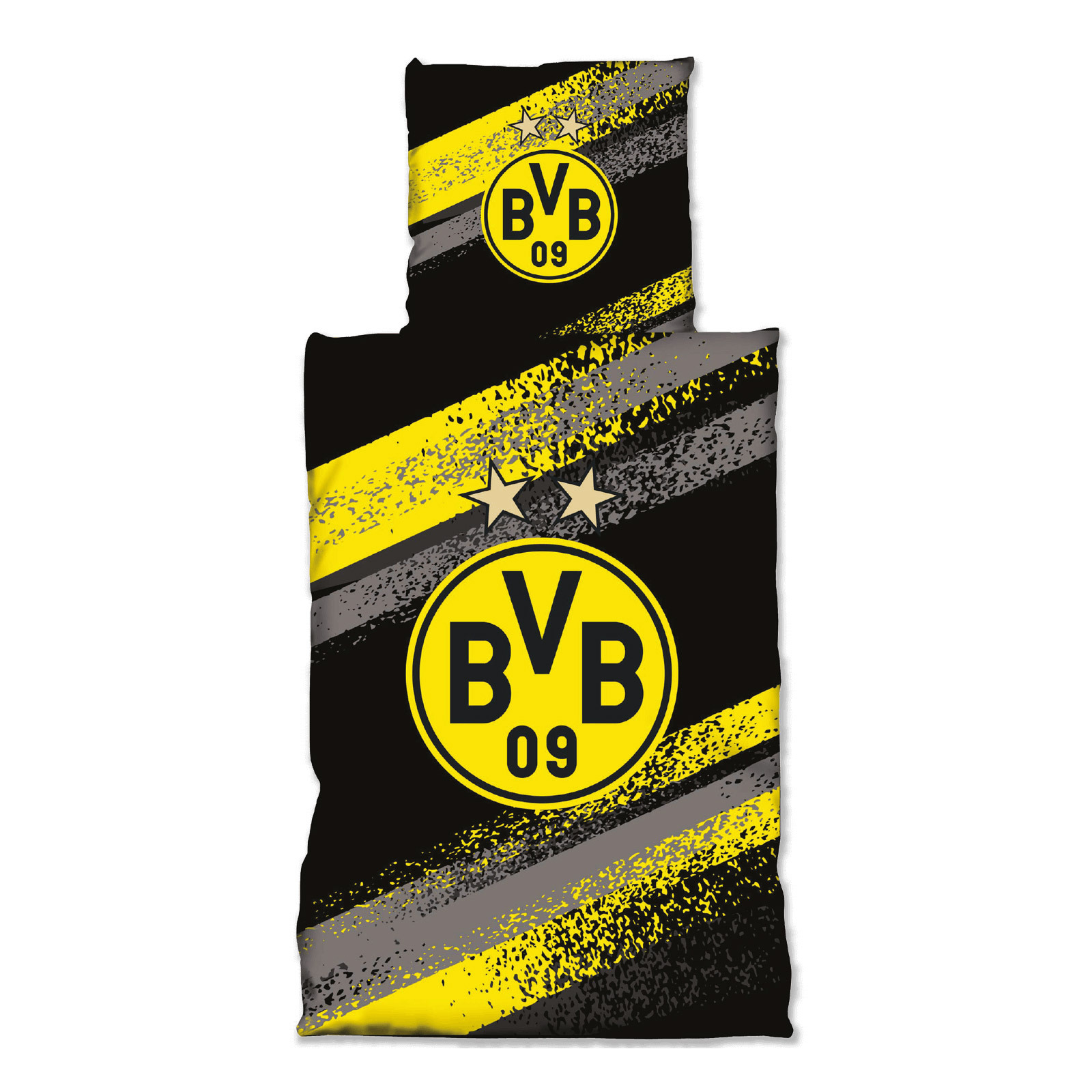 BVB Bed Linen Graffiti Stripes - Official Borussia Dortmund Shop