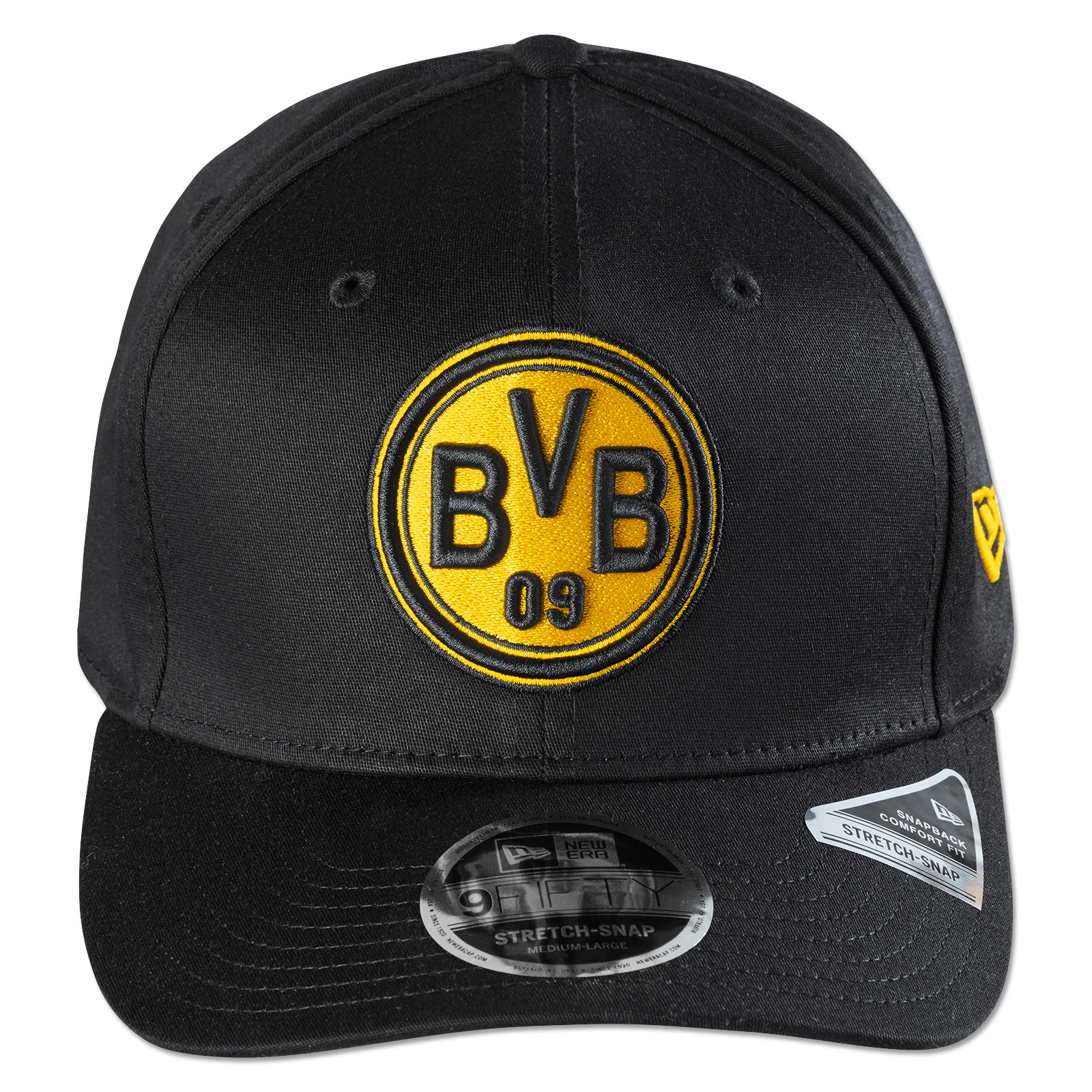 BVB Cap 9Fifty Stretch Snap Retro Logo - Offizieller BVB Online Fanshop