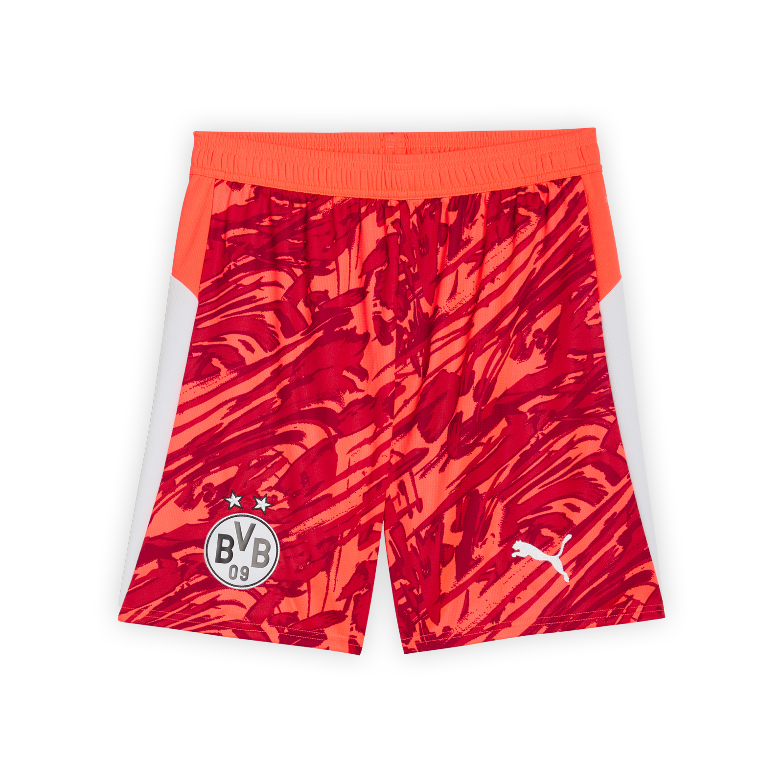 BVB 25-26 Red Kids Goalkeeper Shorts - Official Borussia Dortmund Shop